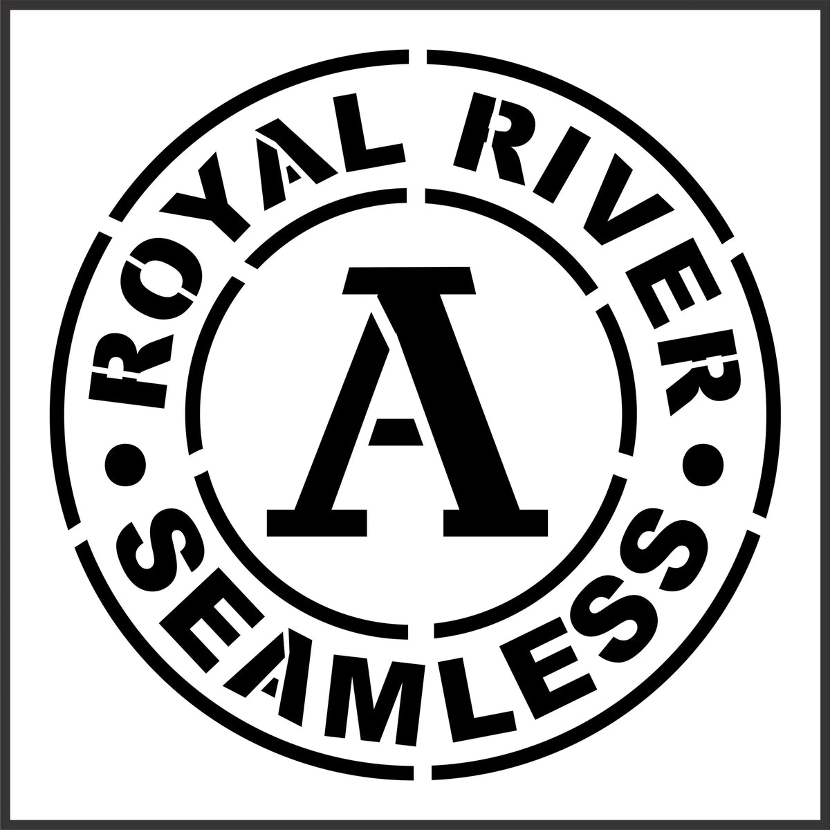 "Royal River" Stencil – Mill Creek Mercantile